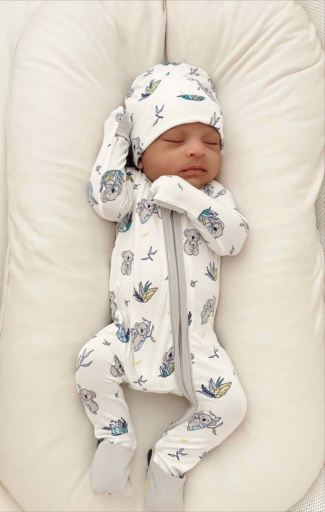 Grey & Koala Bamboo Baby and Kids Pajamas - Bellabu Bear