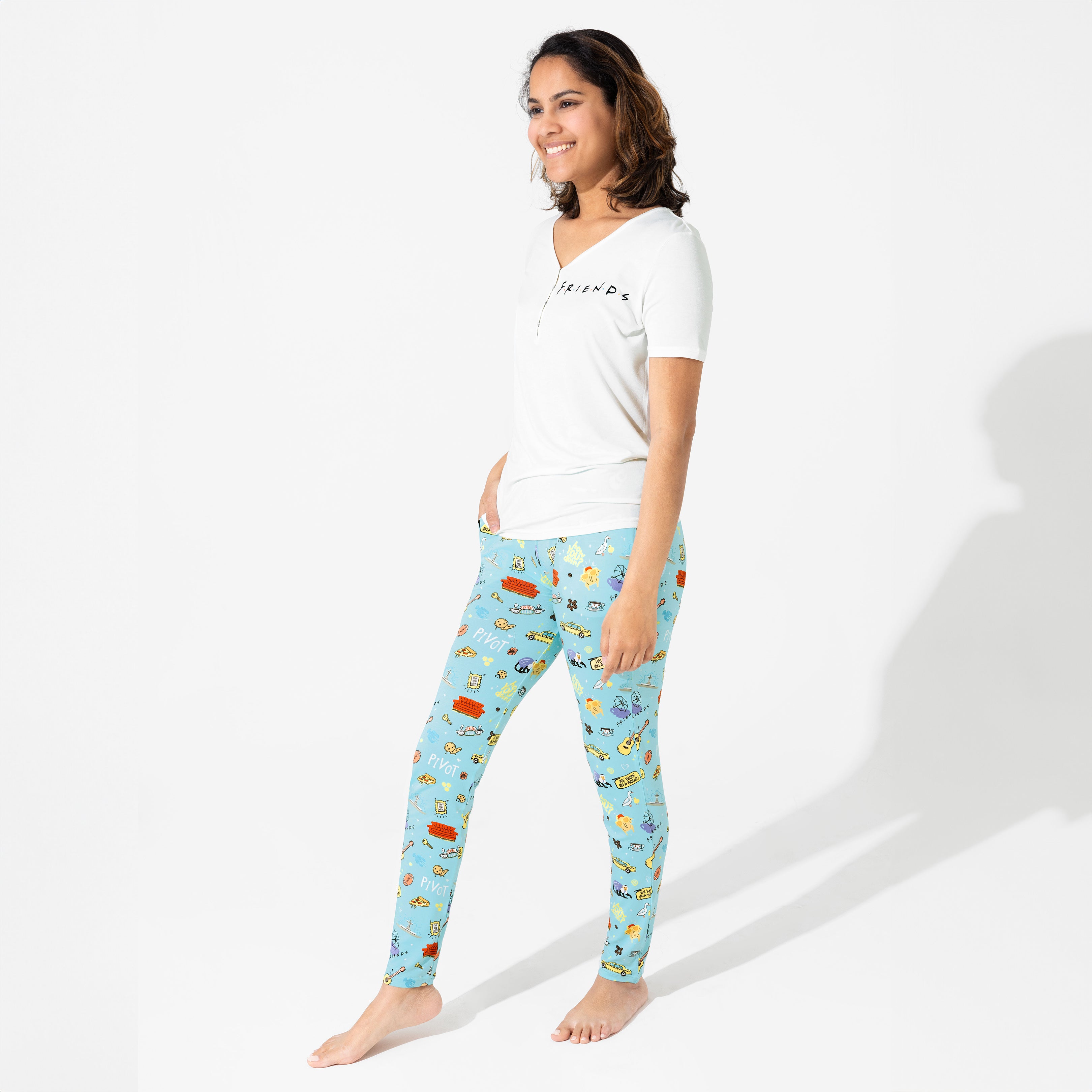 Central Perk FRIENDS Bamboo Women's Pajama Set: Cozy & Stylish ...