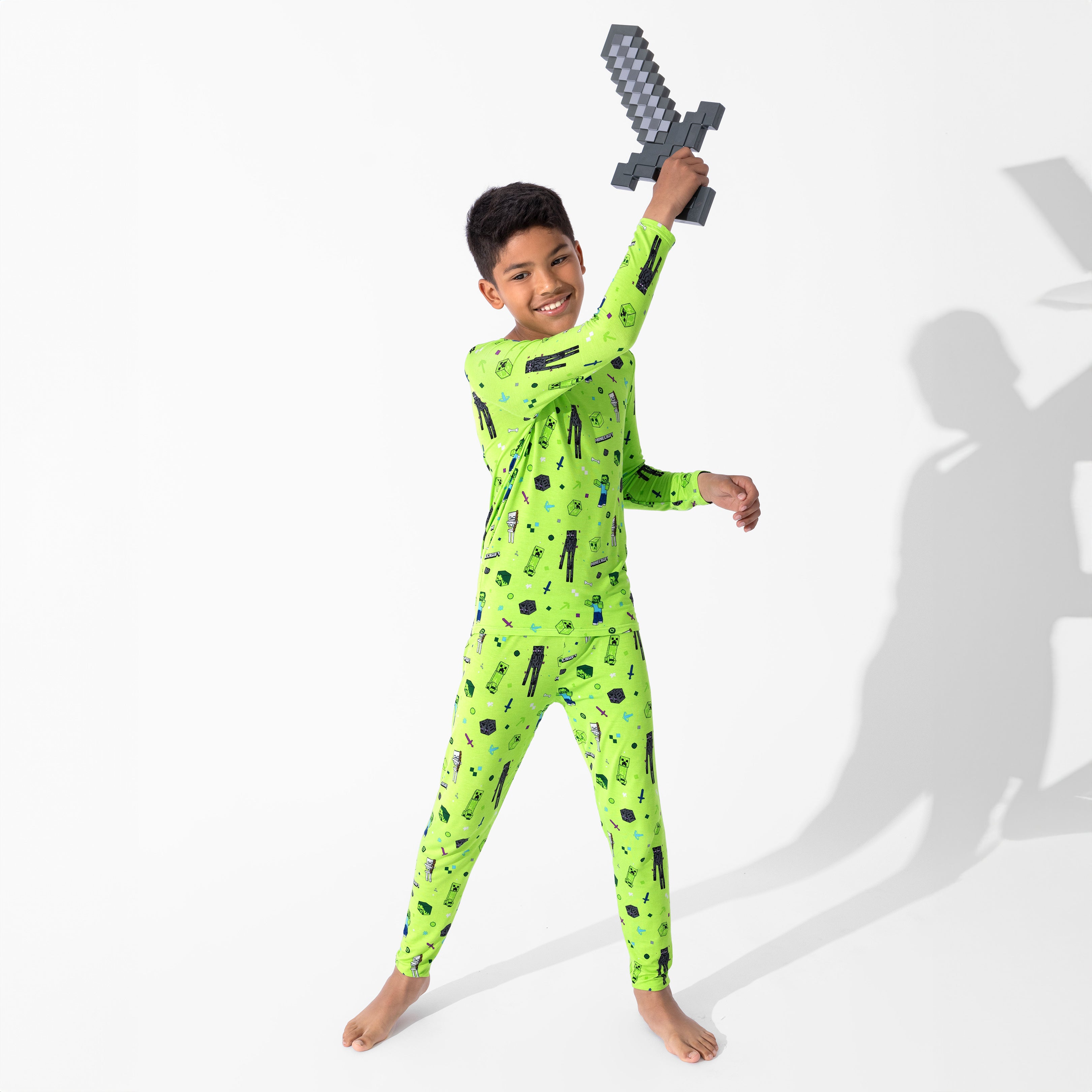 Minecraft Mob Squad Bamboo Kids Pajamas – Soft, Comfy & Adventure-Ready ...